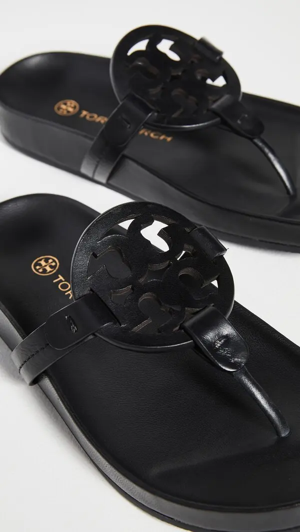 Tory Burch Miller Cloud Sandals - Perfect Black