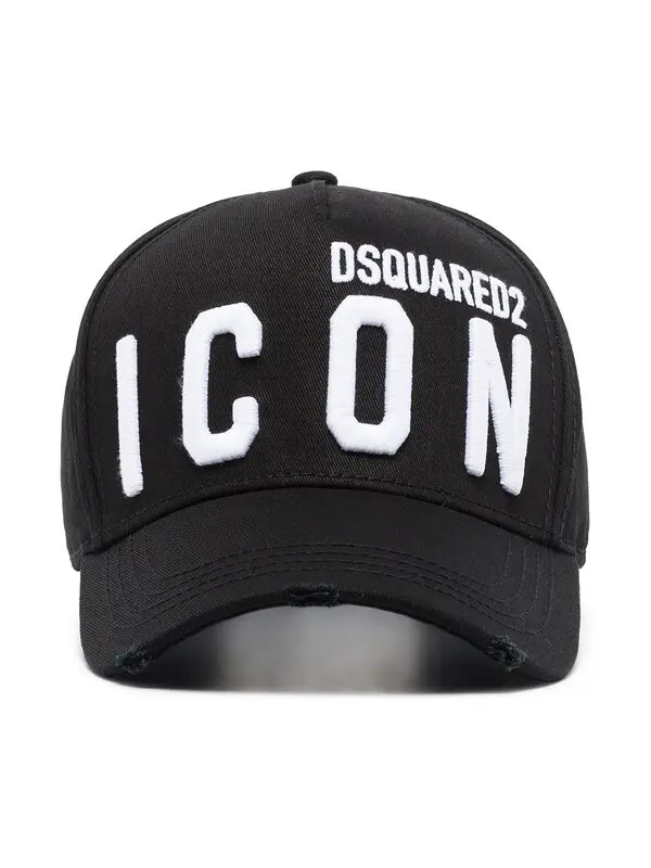 Dsquared2 Embroidered Icon Baseball Cap - Black