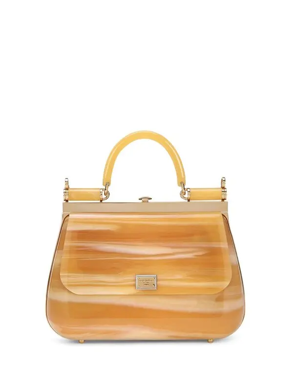 Dolce & Gabbana Sicily Box Bag - Neutrals