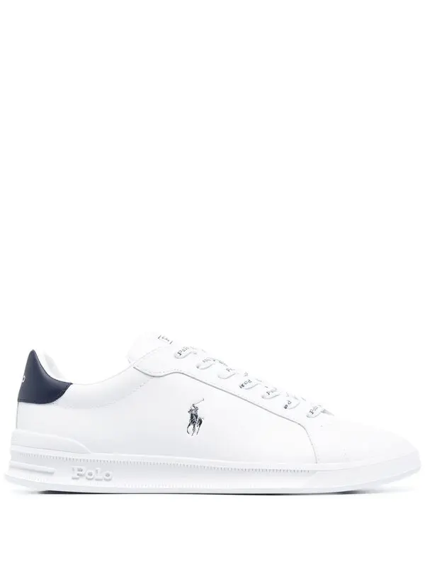 Polo Ralph Lauren Low-top Logo-print Sneakers - White