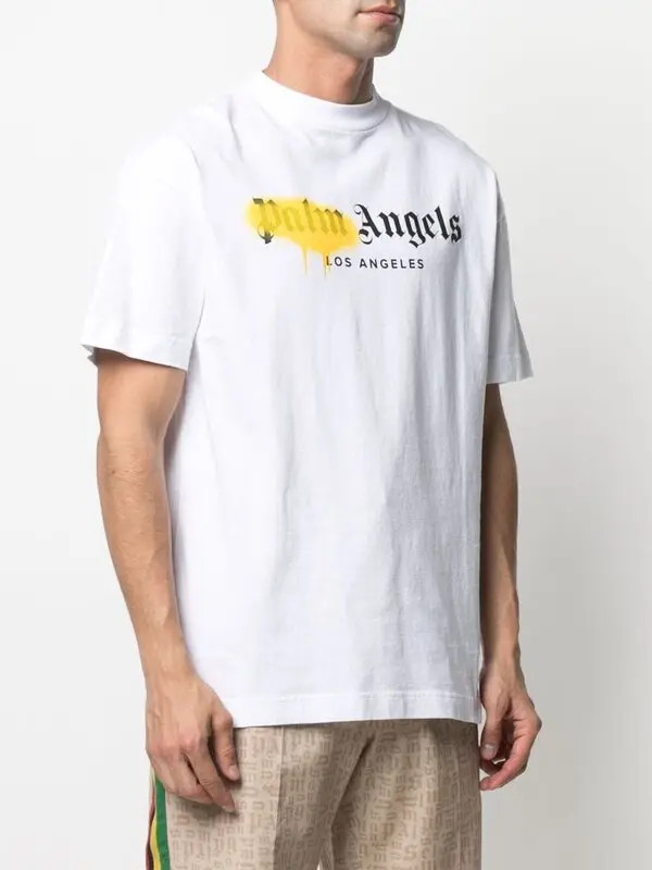 Palm Angels La Logo-print T-shirt - White