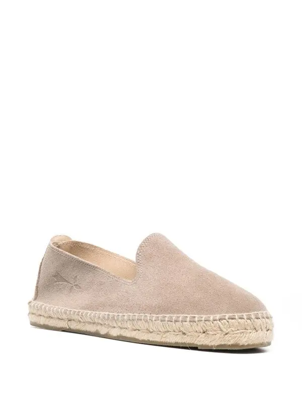 Manebí Hamptons Leather Espadrilles - Neutrals