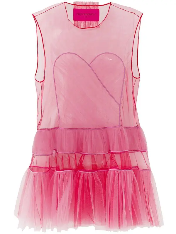 Viktor & Rolf Dress With Hole Short Dress - Pink | Editorialist