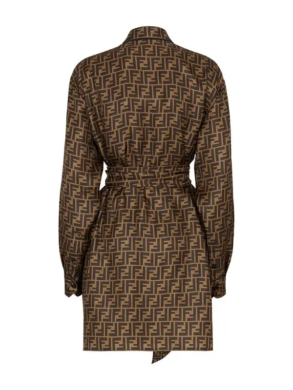 Fendi Ff Print Shirt Dress