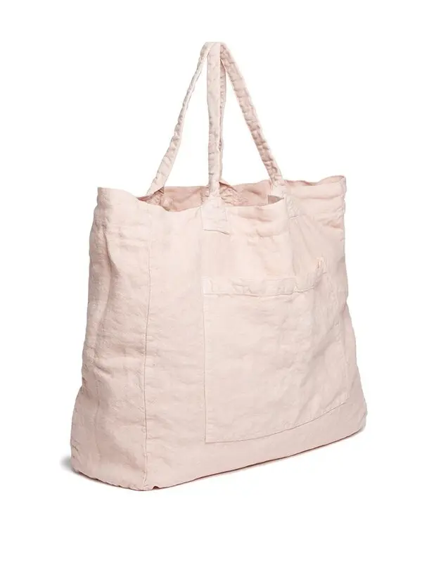 ONCE MILANO Linen Tote - Pink