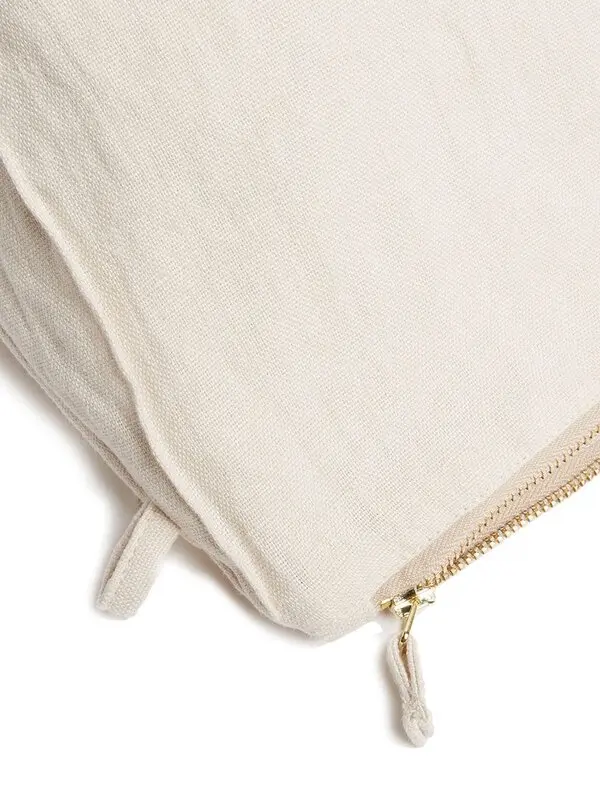 ONCE MILANO Zip-up Linen Wash Bag
