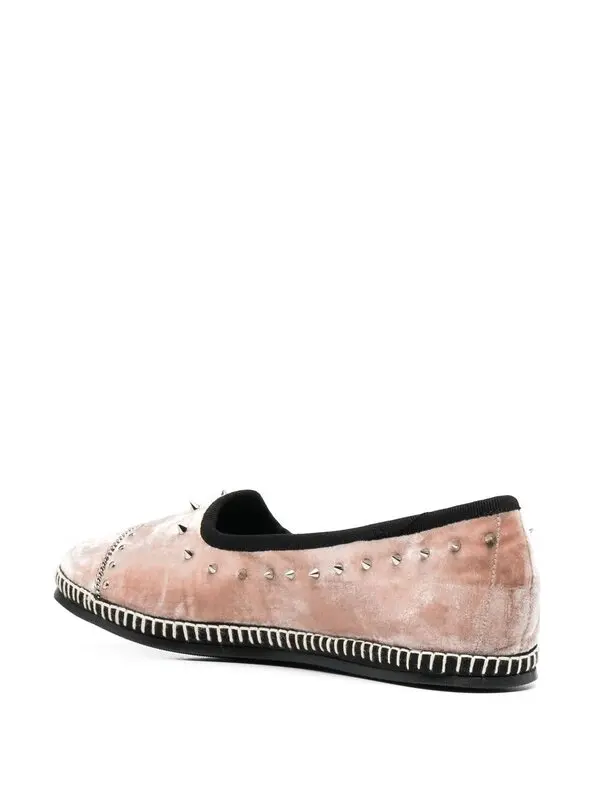 GIUSEPPE ZANOTTI Otium Velvet Loafers - Pink