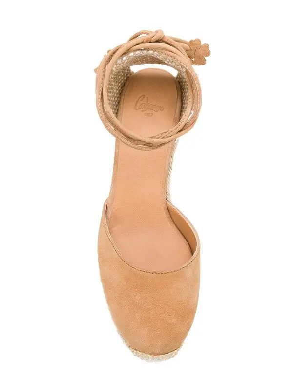 CastaÑer 95mm Carina Suede Espadrilles - Neutrals