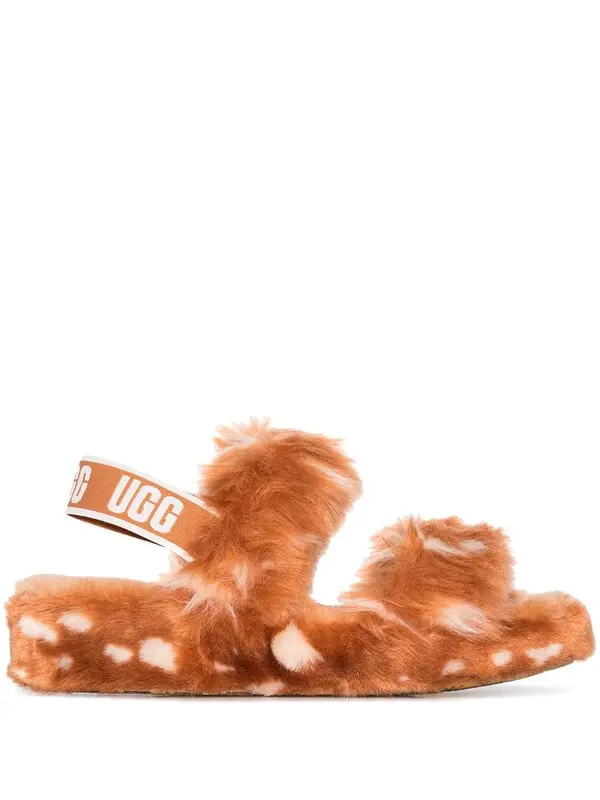 UGG Oh Yeah Spots Slippers - Orange