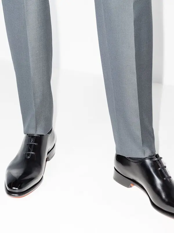 Santoni Oxford Lace-up Shoes - Black