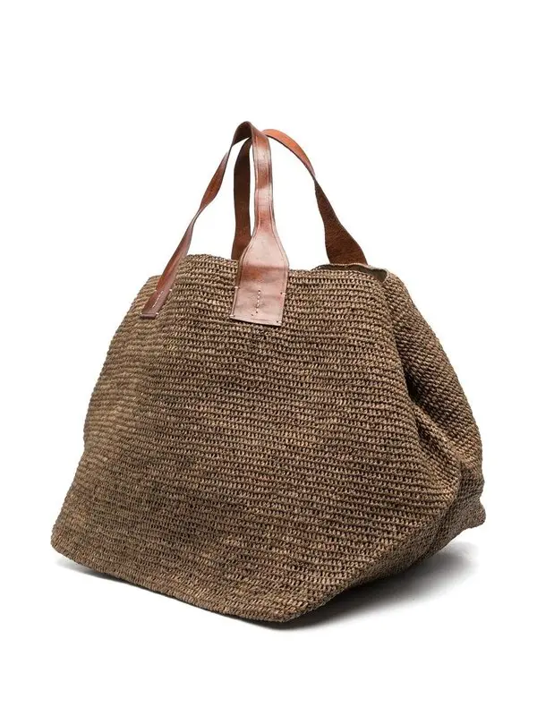 IBELIV Ribbed Tote Bag
