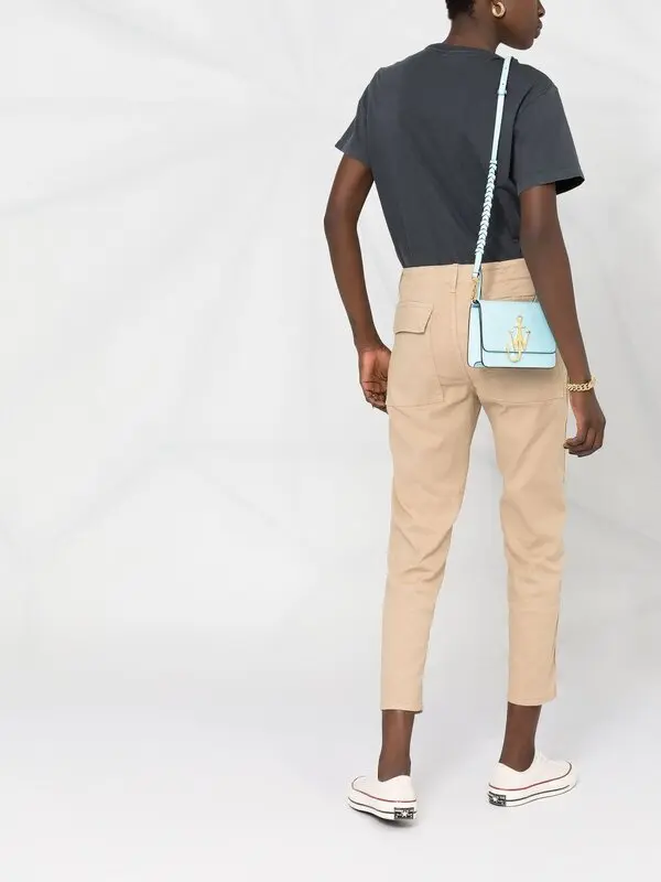 DONDUP Cropped Straight-leg Trousers