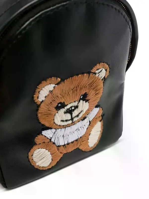 Moschino Embroidered Teddy Bear Crossbody Bag