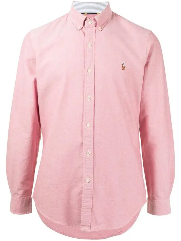 Polo Ralph Lauren Embroidered-design Long-sleeve Shirt - Red