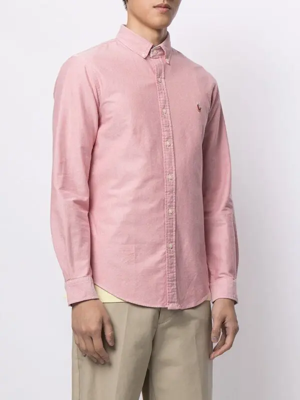 Polo Ralph Lauren Embroidered-design Long-sleeve Shirt - Red