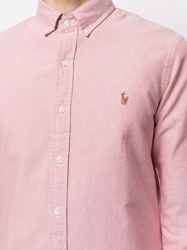 Polo Ralph Lauren Embroidered-design Long-sleeve Shirt - Red