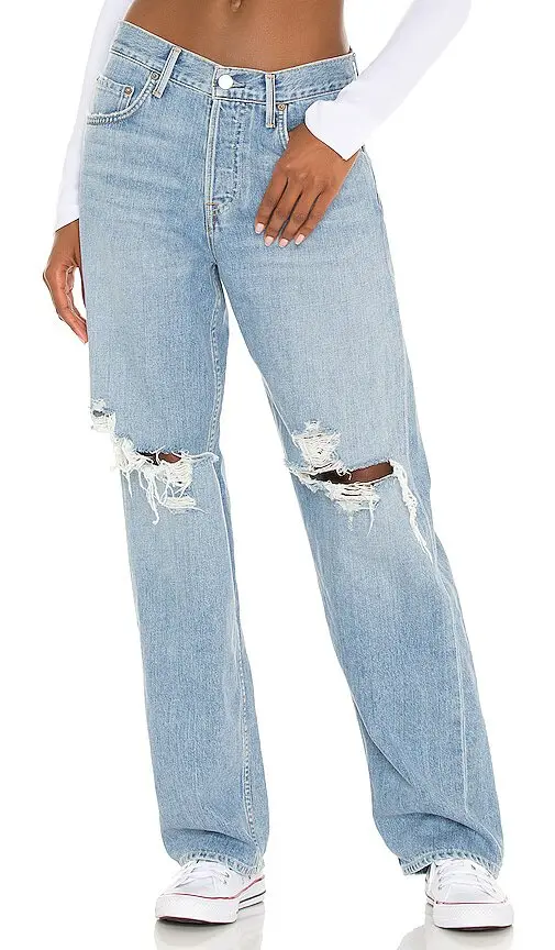 GRLFRND Bella Low Rise Boyfriend Jeans - Fairfax