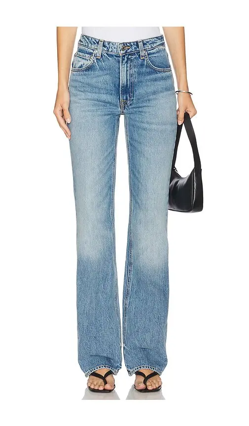 GRLFRND Melanie High Rise Boot Cut Jeans - Beverly Blvd