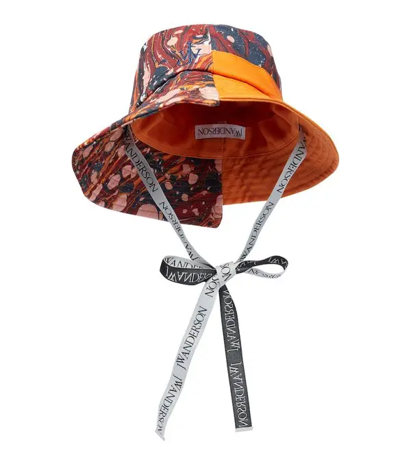 JW Anderson Printed Asymmetric Bucket Hat