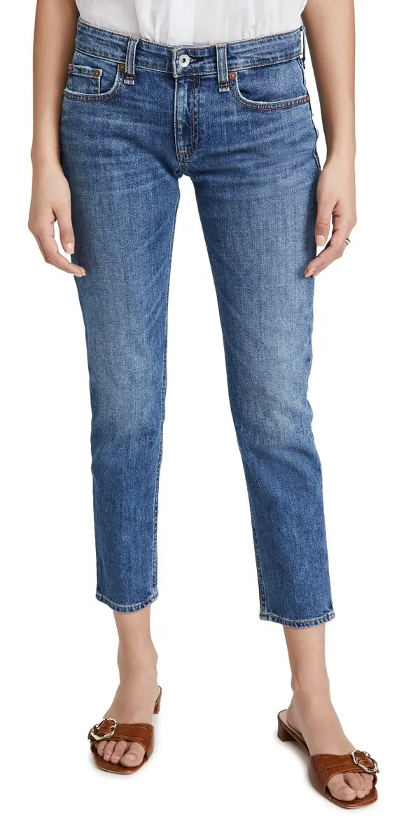 Rag & Bone Dre Low Rise Slim Boyfriend Jeans - Julienne