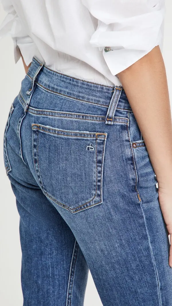 Rag & Bone Dre Low Rise Slim Boyfriend Jeans - Julienne