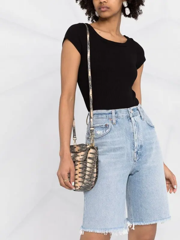 AGOLDE High-rise Knee-length Jeans