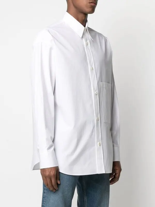 Valentino Garavani Chest-pocket Cotton Shirt
