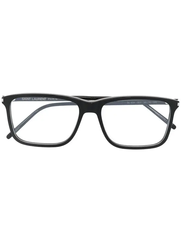 Saint Laurent Sl454 Square-frame Glasses - Black