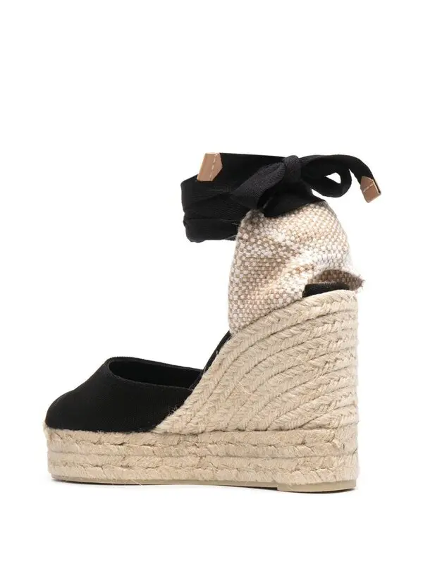 CastaÑer Carina Wedge Espadrilles - Black