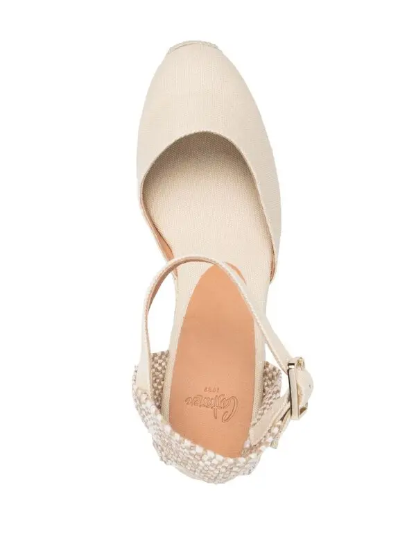 CastaÑer Carol Wedge Espadrilles - Neutrals