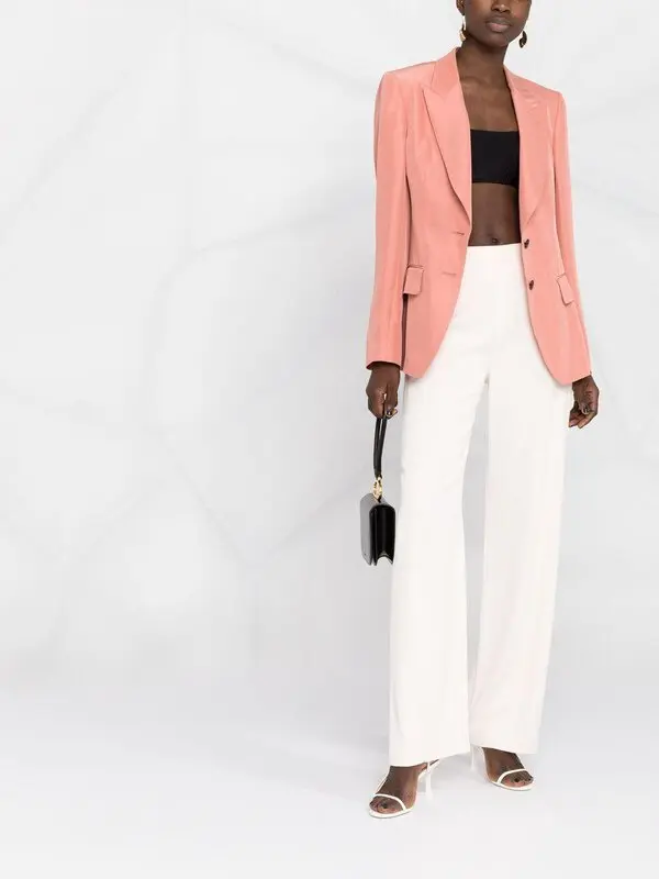 TOM FORD Single-breasted Tailored Blazer - Pink