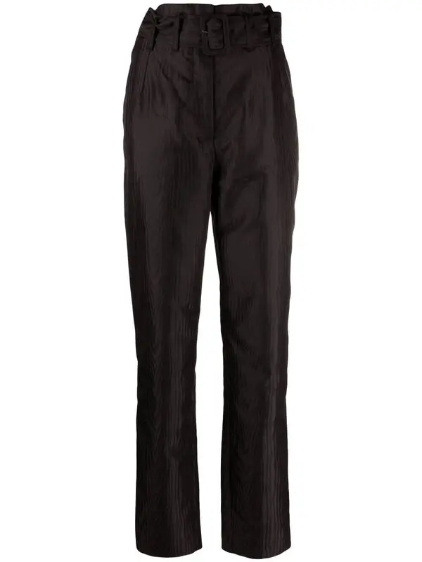 ROTATE BY BIRGER CHRISTENSEN High-waist Belted Trousers
