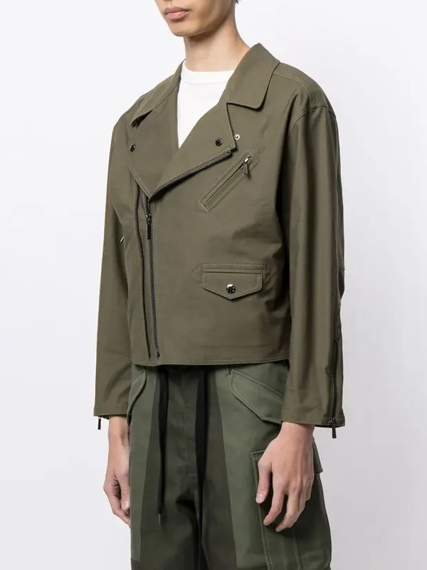 PORTS V Wide Lapels Biker Jacket