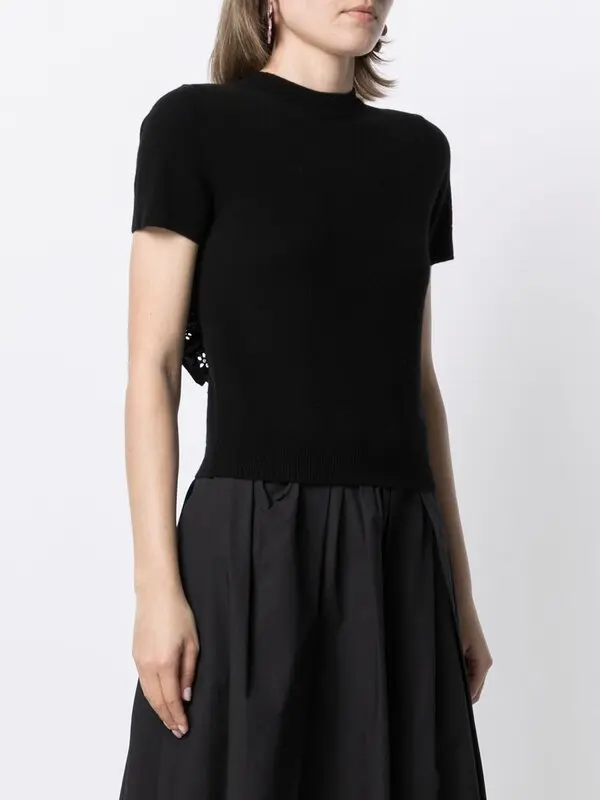 Cecilie Bahnsen Ruffle-trim T-shirt