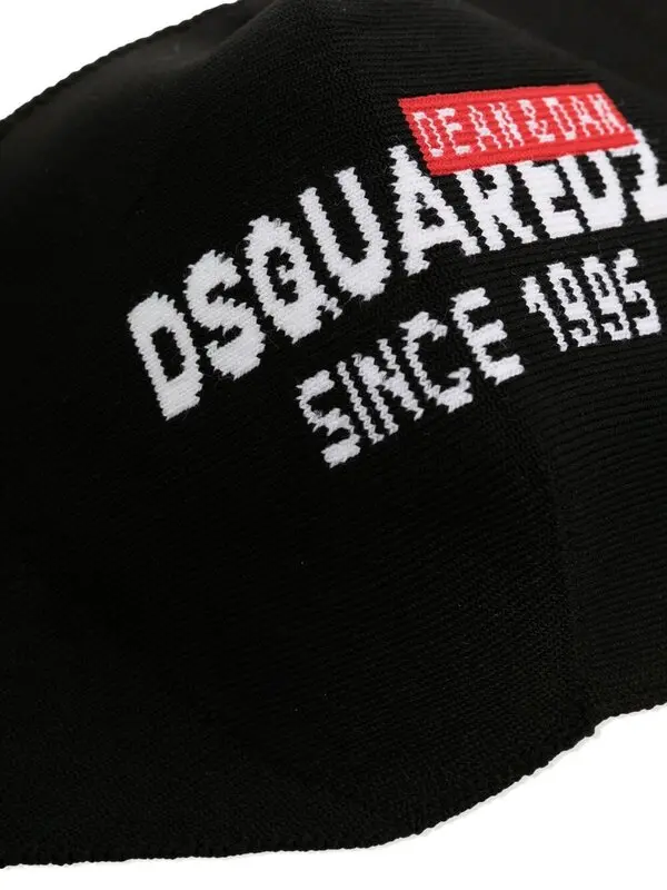 Dsquared2 Intarsia Knit-logo Face Mask