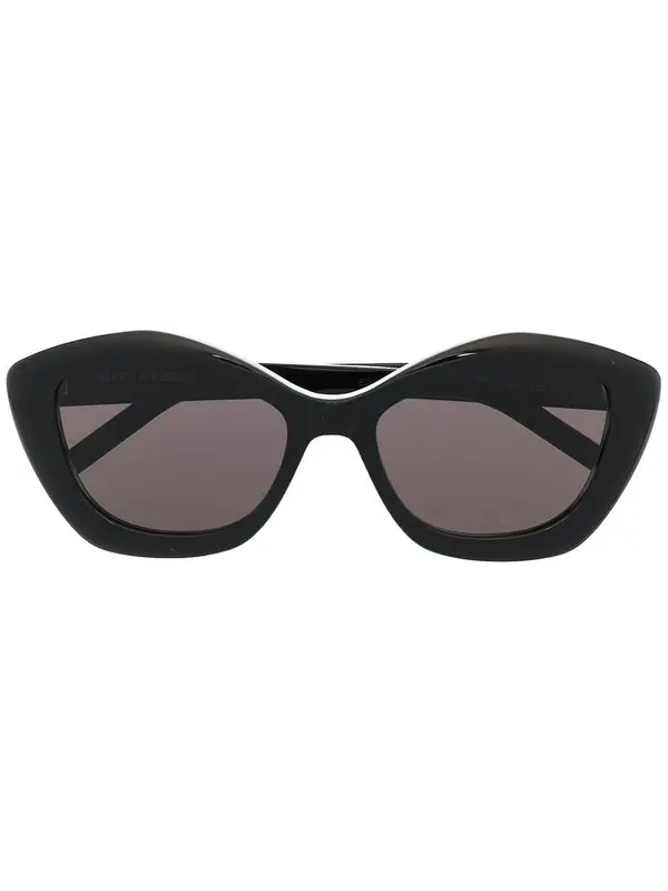 Saint Laurent Sl68 Cat-eye Frame Sunglasses - Black