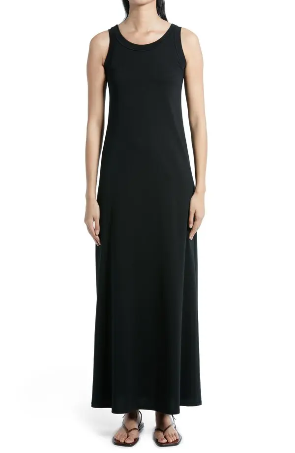 white christmas dresses Tank Maxi Dress in Black S main image 1