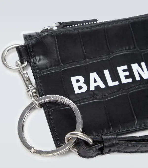 Balenciaga Cash Card Case On Keyring