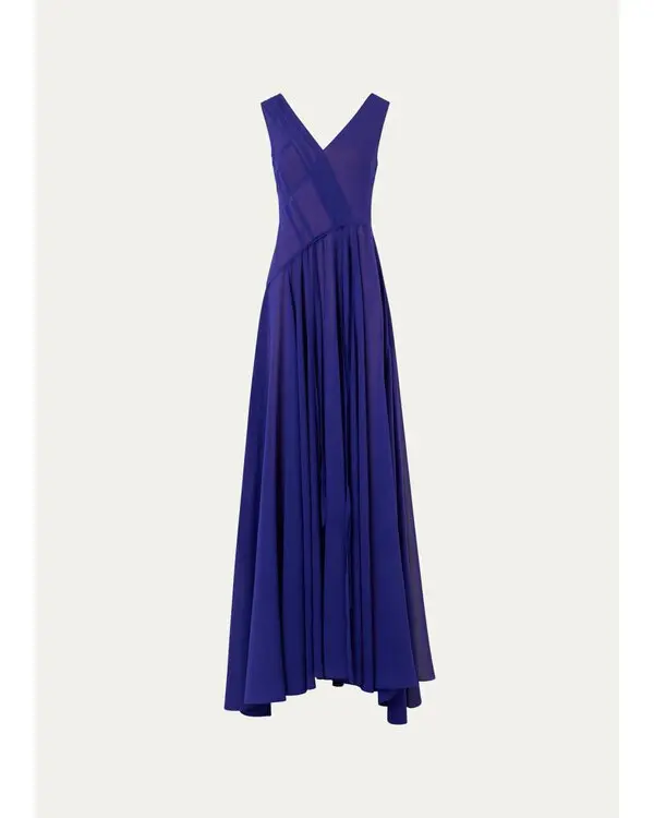 Akris Silk Georgette Gown