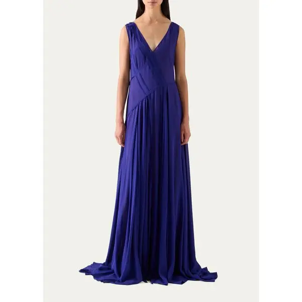 Akris Silk Georgette Gown