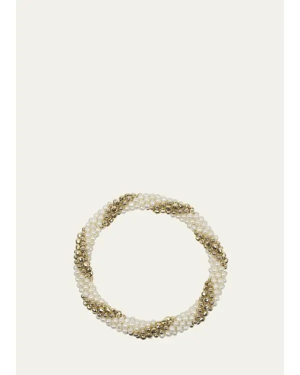 Meredith Frederick Audrey 14k Gold And Pearl Bracelet - One-color