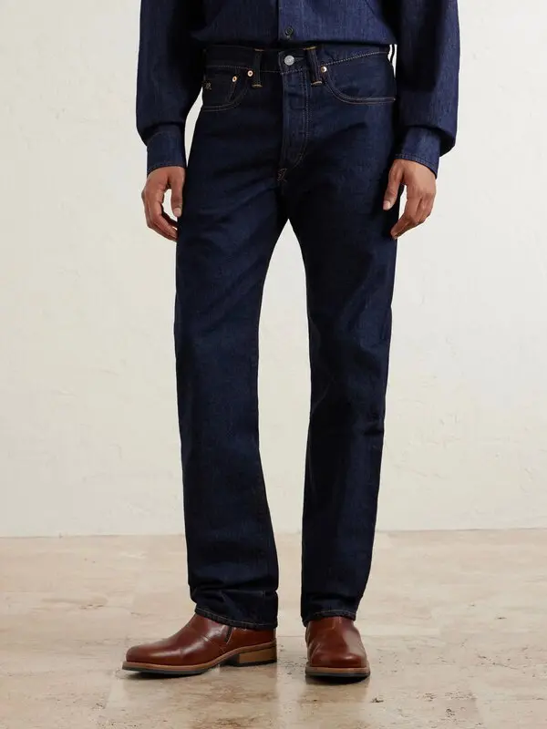 Ralph Lauren Straight-leg Selvedge Denim Jeans - Blue
