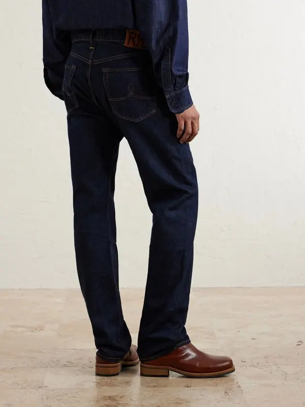 Ralph Lauren Straight-leg Selvedge Denim Jeans - Blue
