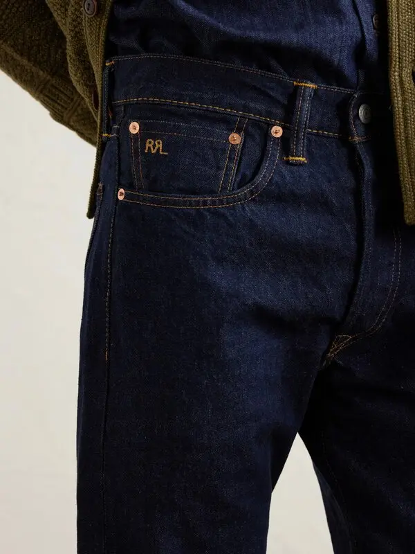 Ralph Lauren Straight-leg Selvedge Denim Jeans - Blue