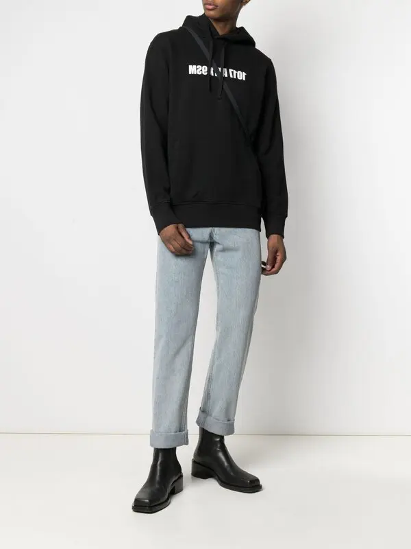 1017 Alyx 9sm Reverse Logo Popover Hoodie - Black