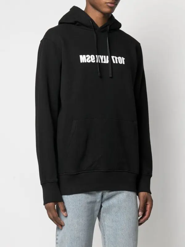 1017 Alyx 9sm Reverse Logo Popover Hoodie - Black