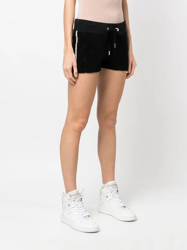 Philipp Plein Monogram Drawstring Shorts