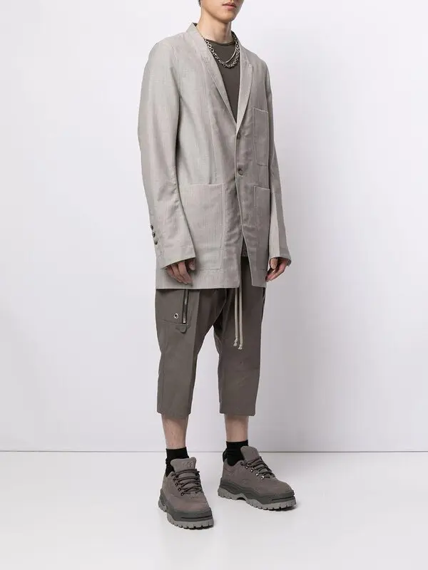 Rick Owens Single-breasted Wool Blazer