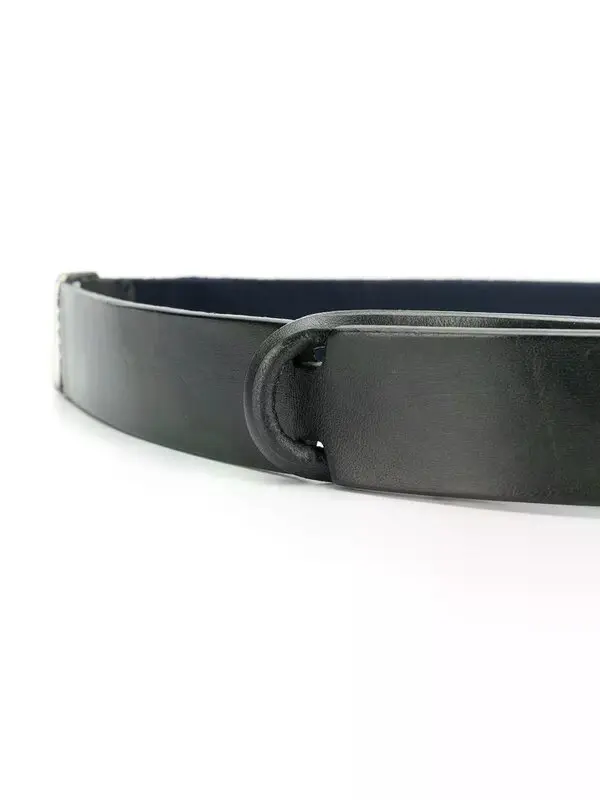 Orciani Leather Belt - Blue