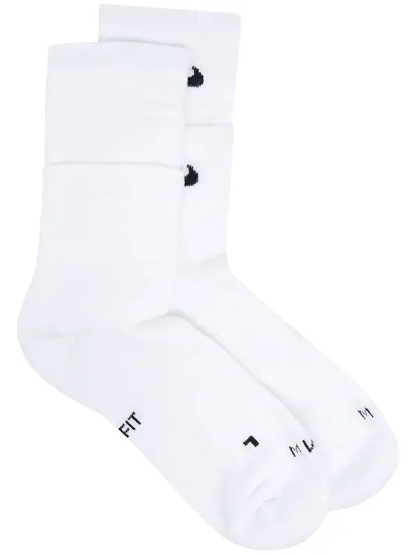 Nike X Mmw Double-layer Socks - White